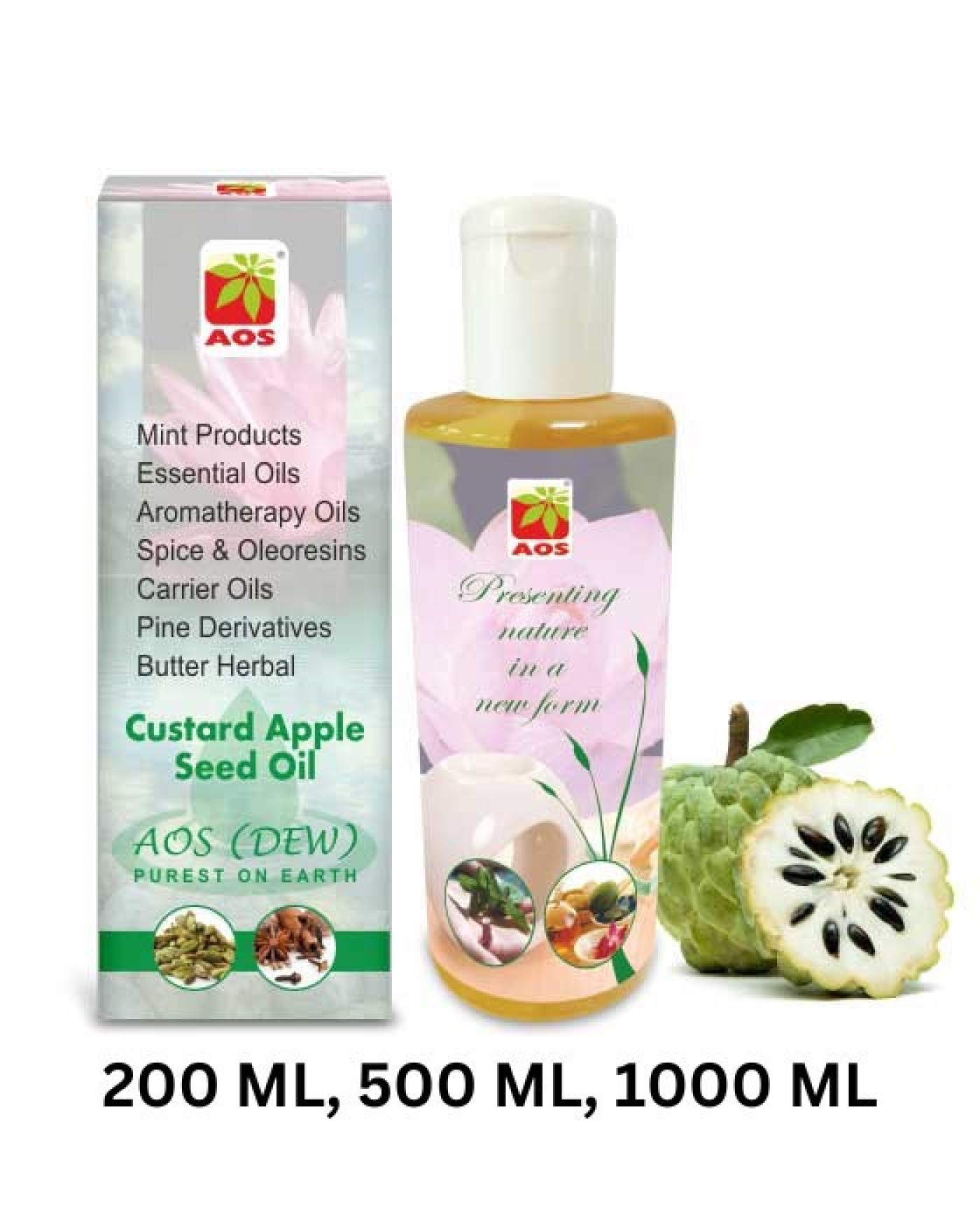 Buy Custard Apple Seed Oil Online India | AOS Products
